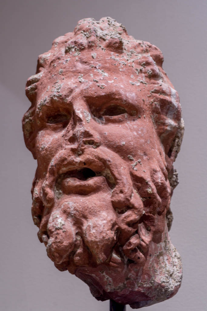 Graffito Beholds a Sculpted Dionysus Head | The Common
